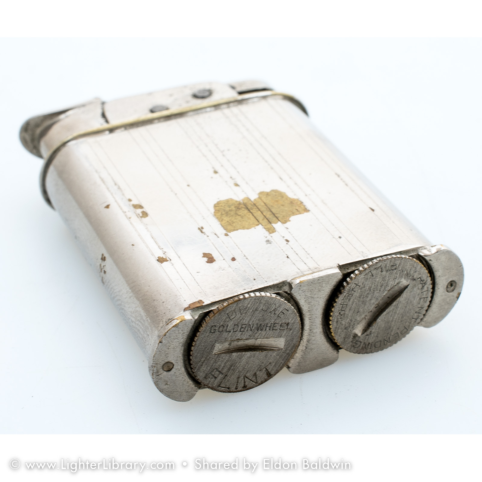 Henry Lederer & Bros., Inc. - De Luxe Golden Wheel Lighter