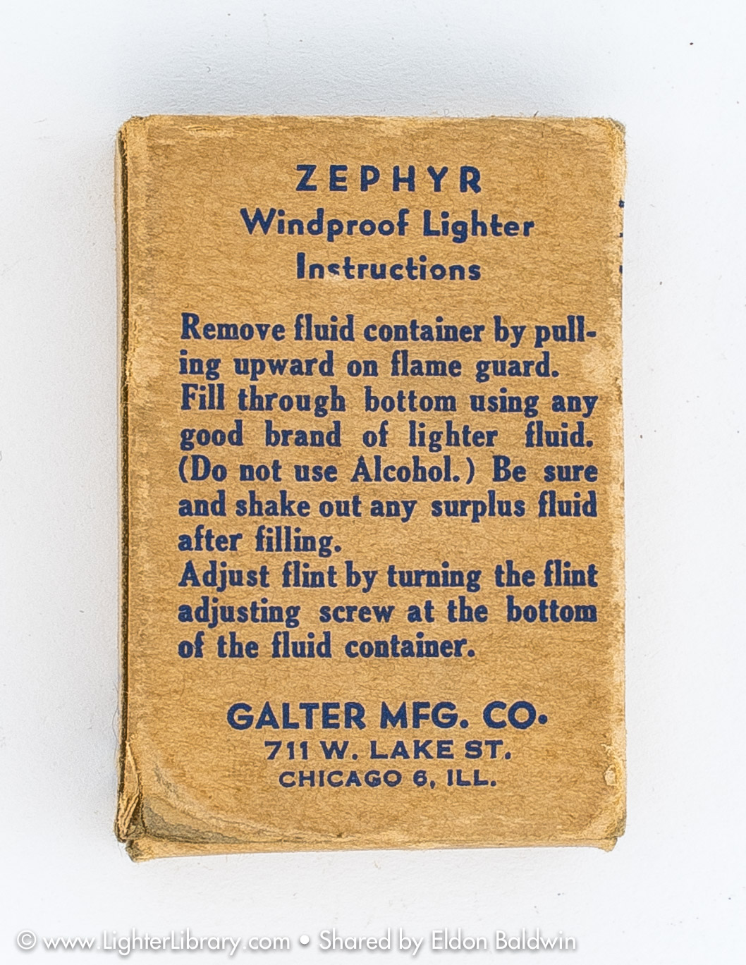 The Lighter Library - Galter Zephyr