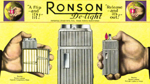 The Lighter Library - Ronson Art Metal Works
